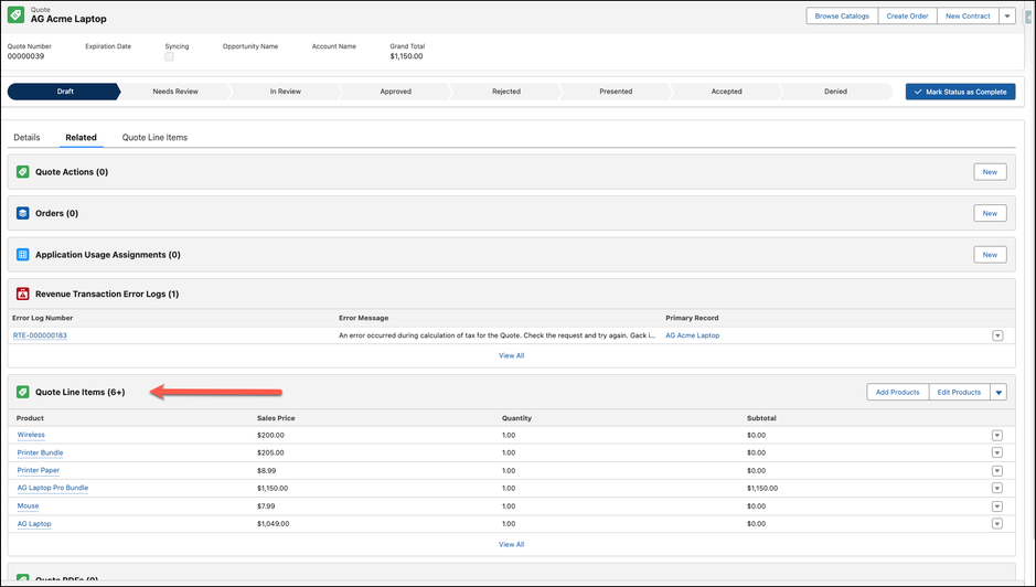 Salesforce Revenue Lifecycle Management (RLM): Quote Creation ...